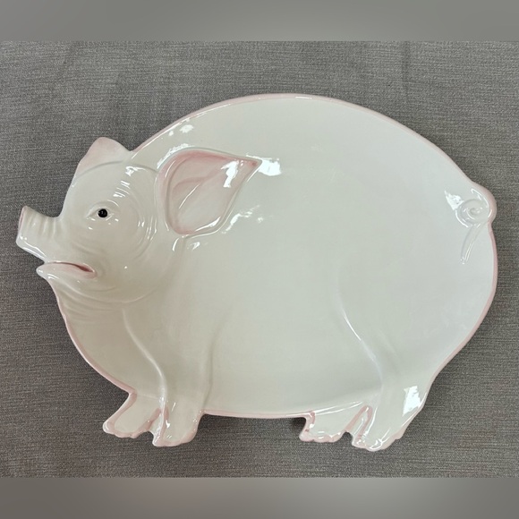 Dining | Pig Shaped Large Ceramic Serving Plate Made In Italy 998 Dish ...
